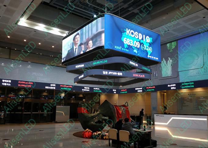 Indoor SMD1010 Flexible Curved LED Wall Dustproof Smooth IP40